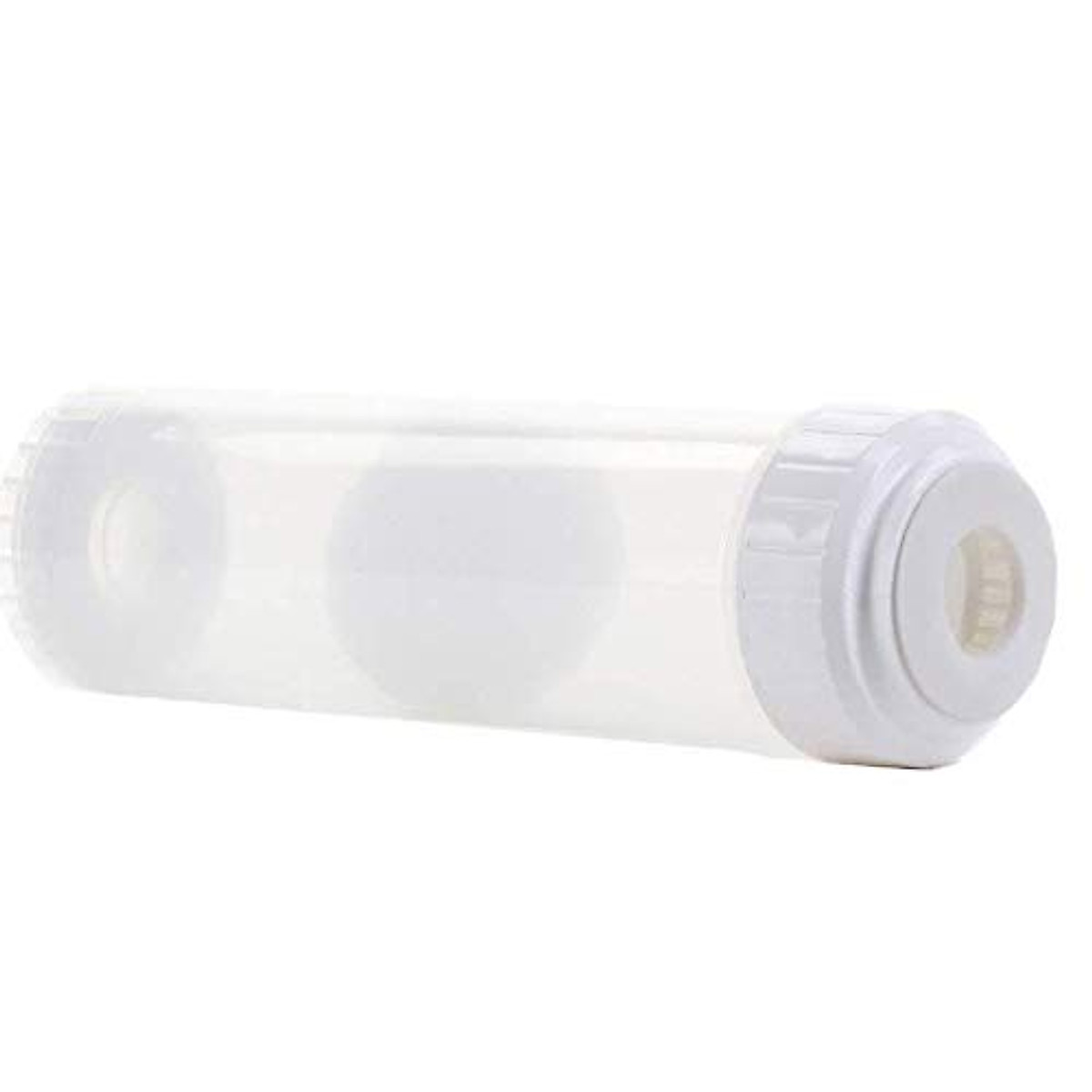 Empty, Clear Refillable Reusable Water Filter Cartridge Universal (2.5" x 10") for DI Resin and Other Media Sold by Oceanic Water Systems