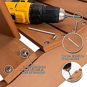 Lifetime 60064 Adirondack Chair, Natural Brown