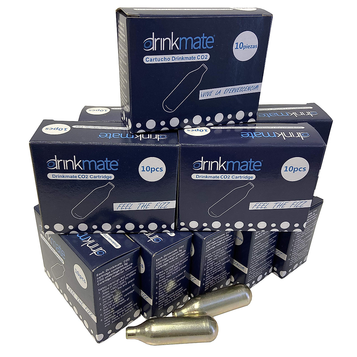 Drinkmate 8g CO2 Soda Chargers - 100 pack