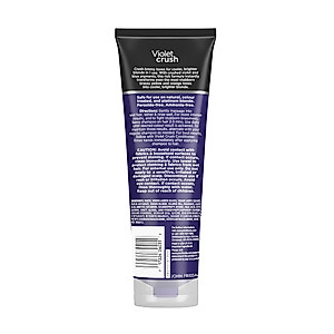 John Frieda 8.3 Ounce Shampoo for Blonde Hair, Violet Crush Purple Shampoo, Neutralizes Brassy Yellow Tones, Blonde Toner for Bleached, Platinum