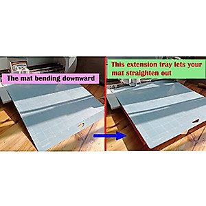 Extension Tray Compatible with Cricut Explore Air3 2 1,Extender Tray Compatible with Cricut Mat,Cutting Mat Extender Support for Explore Air Series (Not Compatible with Maker3 and Maker) (Pink)