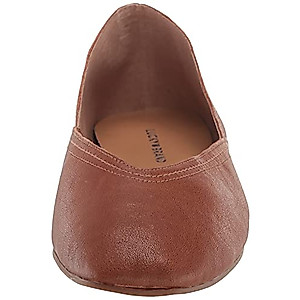Lucky Brand Women's Alba Ballet Flat, Umber, 8