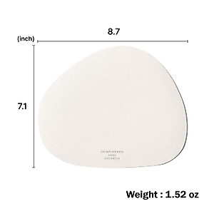 GREEDY FARMERS Mouse pad, Non-Slip Washable Waterproof Computer Mouse pad (Vanilla Cream)