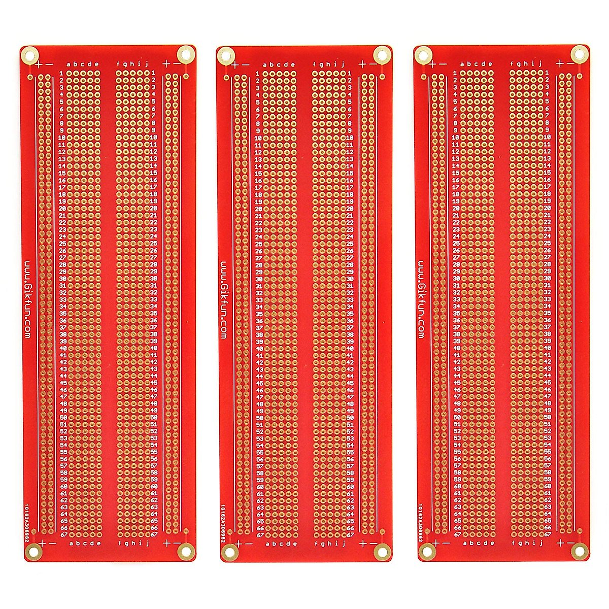 Gikfun Large Solder-able Breadboard Gold Plated Finish Proto Board PCB DIY Kit for Arduino GK1008