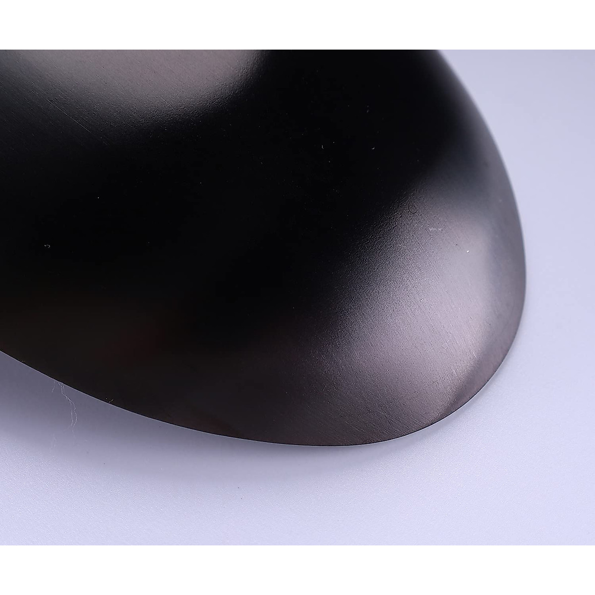 Vila KuChe Stainless Steel Spoon Rest for Kitchen Spoon Holder Counter Cooking Utensil Rest Spoon Heavy Duty Dishwasher Safe 2pcs (Black)