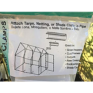 Snap Clamp 1/2 Inch X 4 Inches Wide For 1/2 PVC Pipe White 10 per Bag