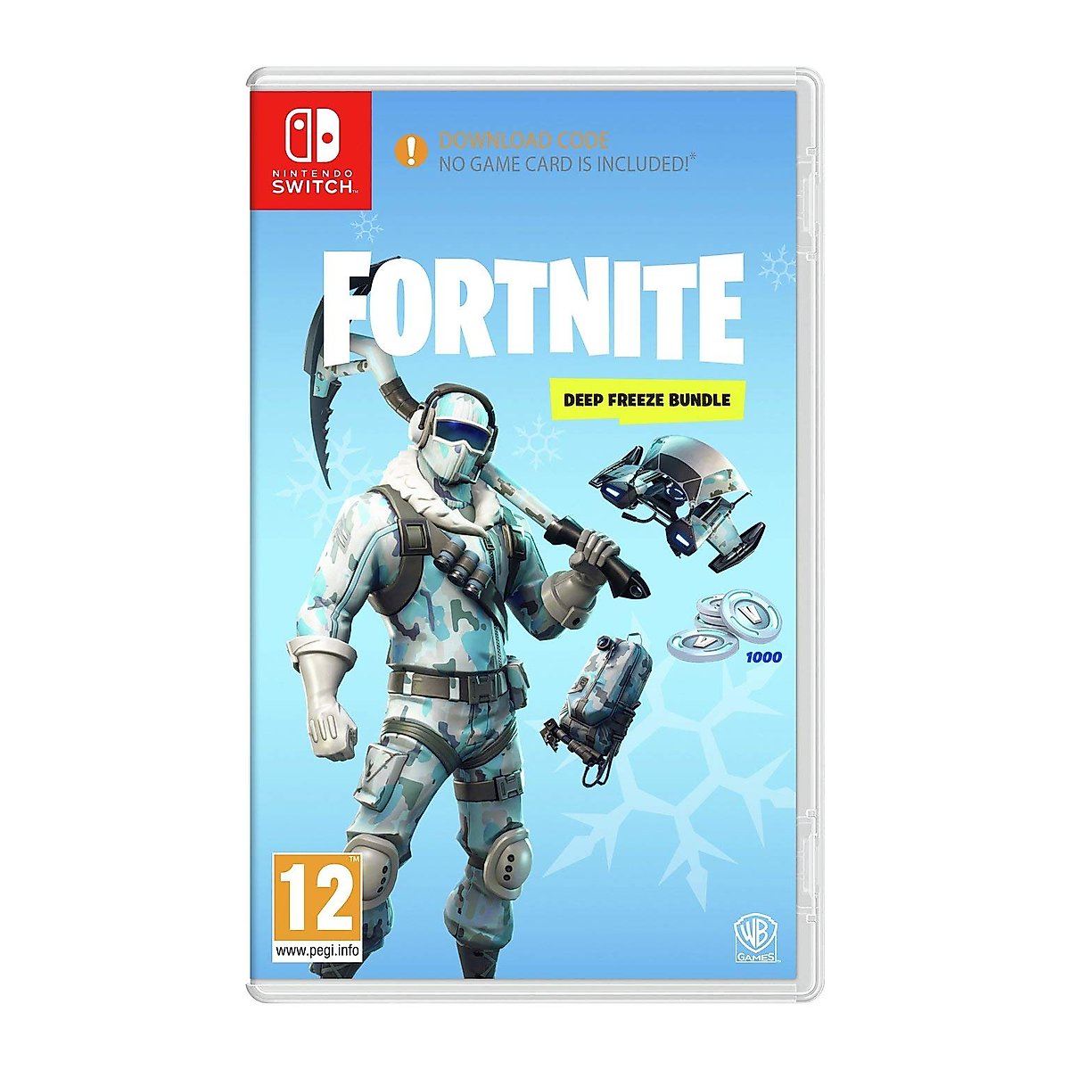 Fortnite: Deep Freeze Bundle (Nintendo Switch) (NO PHYSICAL GAME or CARTRIDGE INCLUDED IN BOX)(ONLY INCLUDES DOWNLOAD CODE IN BOX)