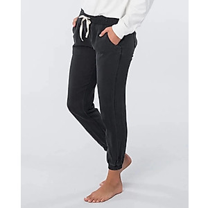 Rip Curl Misses Classic Surf, Casual Stretch Beach Pants for Women, Black, Medium