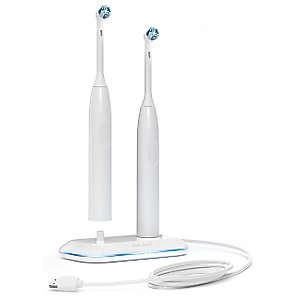 Galvanox 2-in-1 Dual Toothbrush Charger Compatible with Oral B Electric Toothbrushes, Replacement for 3757 - Works with Braun OralB Pro Advantage Smart Genius Vitality iO and Kids Models