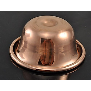 Copper Offering Bowl Set of 7 Tibetan Buddhist Alar Supplies for Meditation Yoga Burning Incense Ritual Smudging Decoration by Mandala Crafts
