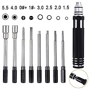 Multifunctional 8 In 1 Screwdriver Set Repair Tool Kit Hexagon Socket For Car Drone Plane Spanner Electric Tools