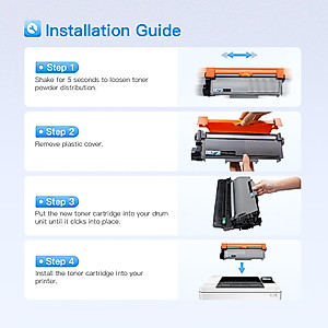 LxTek Compatible Toner Cartridge Replacement for Dell E310dw P7RMX PVTHG 593-BBKD E310 E514 E515 to use with Wireless Monochrome E310dw E515dw E514dw E515dn Printer(2 Black, High Yield 2600 Pages)