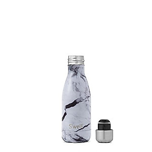 S'well Stainless Steel Water Bottle - 9 Fl Oz - Labradorite - Triple-Layered Vacuum-Insulated Containers Keeps Drinks Cold for 24 Hours and Hot for 12 - BPA-Free - Perfect for the Go