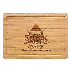 Personalized Shark Charcuterie Board, Custom Engraved Shark Cutting Board, Because No One Can Say Charcuterie Serving Board, Halloween Christmas Customizable Shark Cheese Boards