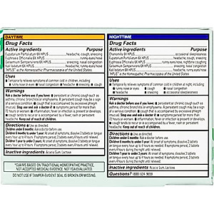 Infant and Baby Cold Medicine, Hyland's Baby Tiny Cold Tablets, Day & Night Value Pack, Decongestant and Cough Relief, 250 Quick-Dissolving Tablets