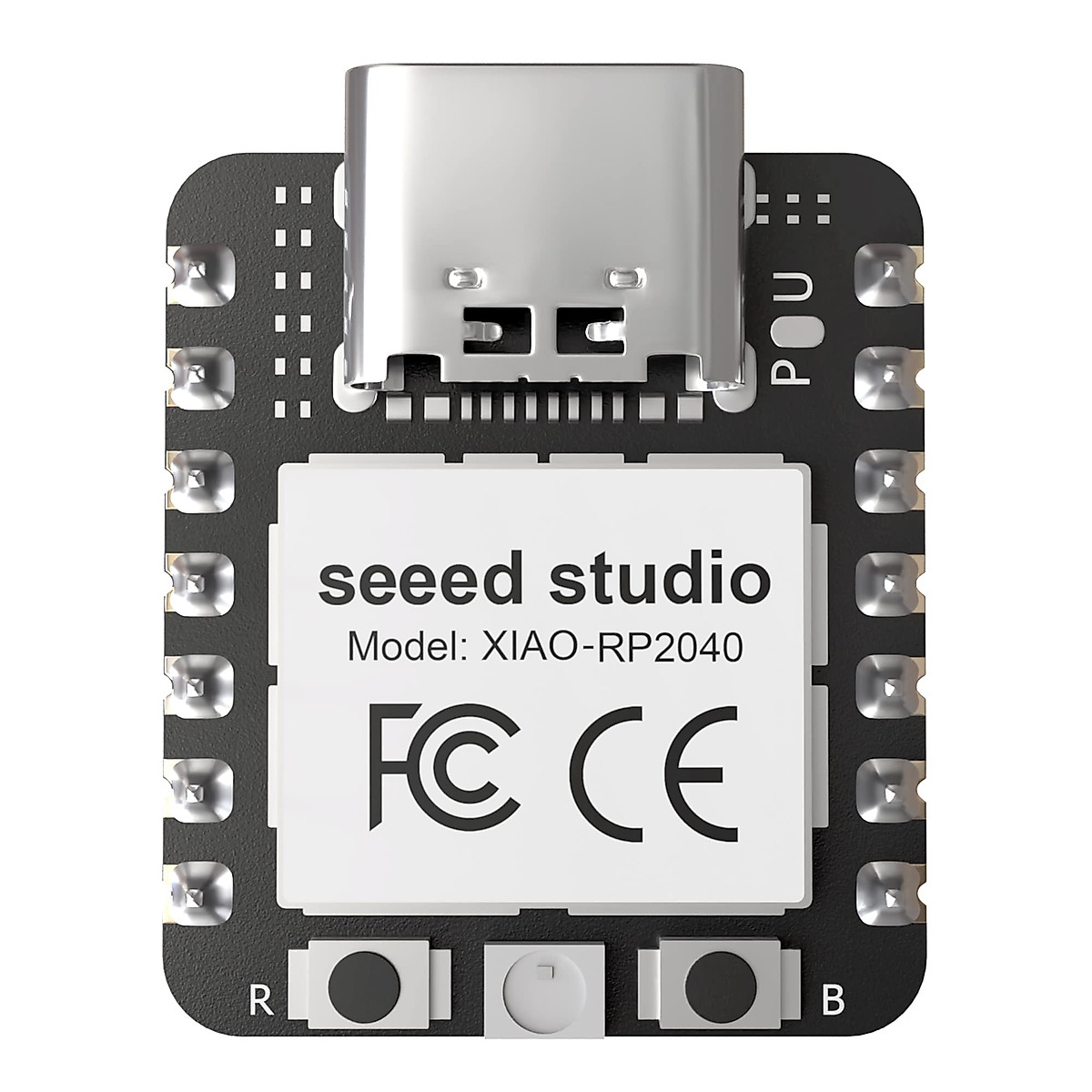 Seeed Studio XIAO RP2040 Pre-Soldered with USB to USB-C Cable - Supports C, Arduino, MicroPython and CircuitPython