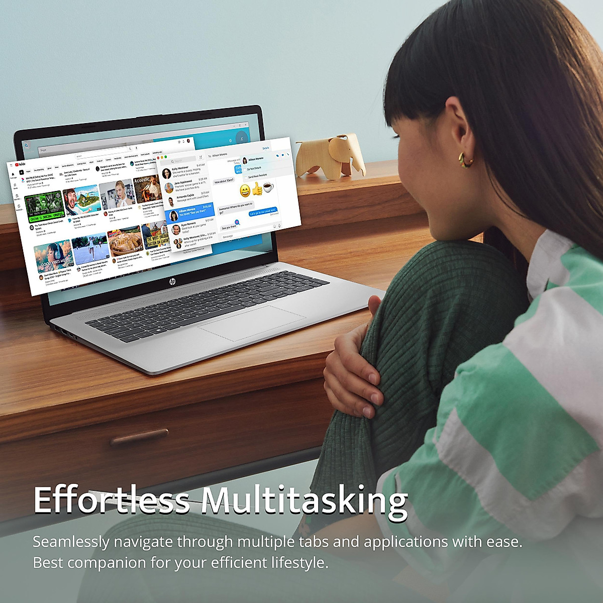 HP 17.3" Anti-Glare FHD Business Laptop, Intel Core i5-1335U, 64GB RAM, 2TB SSD, Intel Iris Xe Graphics, Backlit Keyboard, Webcam, Fast Charge, HDMI, Silver, Win 11 Pro, 32GB Hotface USB Card