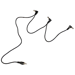 Kurrent Electric (2) Pack of 3 Way Split Effects Pedal DC Power Cables for CIOKS Power Supplies