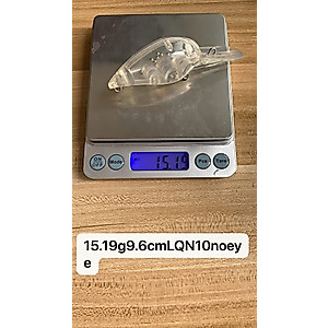 10pcs Unpainted Fishing Lures 9.8cm 15.19g Crankbait FishingTopwater Freshwater Topwater Artifical Minnow Bait Blanks Fishing Plugs Spoons LQN10#