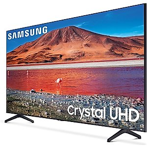 Samsung 55-inch TU-7000 Series Class Smart TV | Crystal UHD - 4K HDR - with Alexa Built-in | UN55TU7000FXZA, 2020 Model