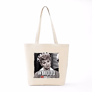 CafePress I Love Lucy #Mood Tote Bag Natural Canvas Tote Bag, Reusable Shopping Bag