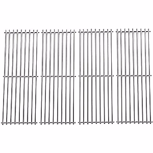 17 3/8" Cooking Grid Grates for Broil King Baron 320, 340, 420, 440, 490, Huntington 2122-64 2122-67 6020-54 6020-57 6020-64 6020-67 6023-89, Sterling 5020-54, Broil-Mate Grill, Stainless Steel, 4PCS