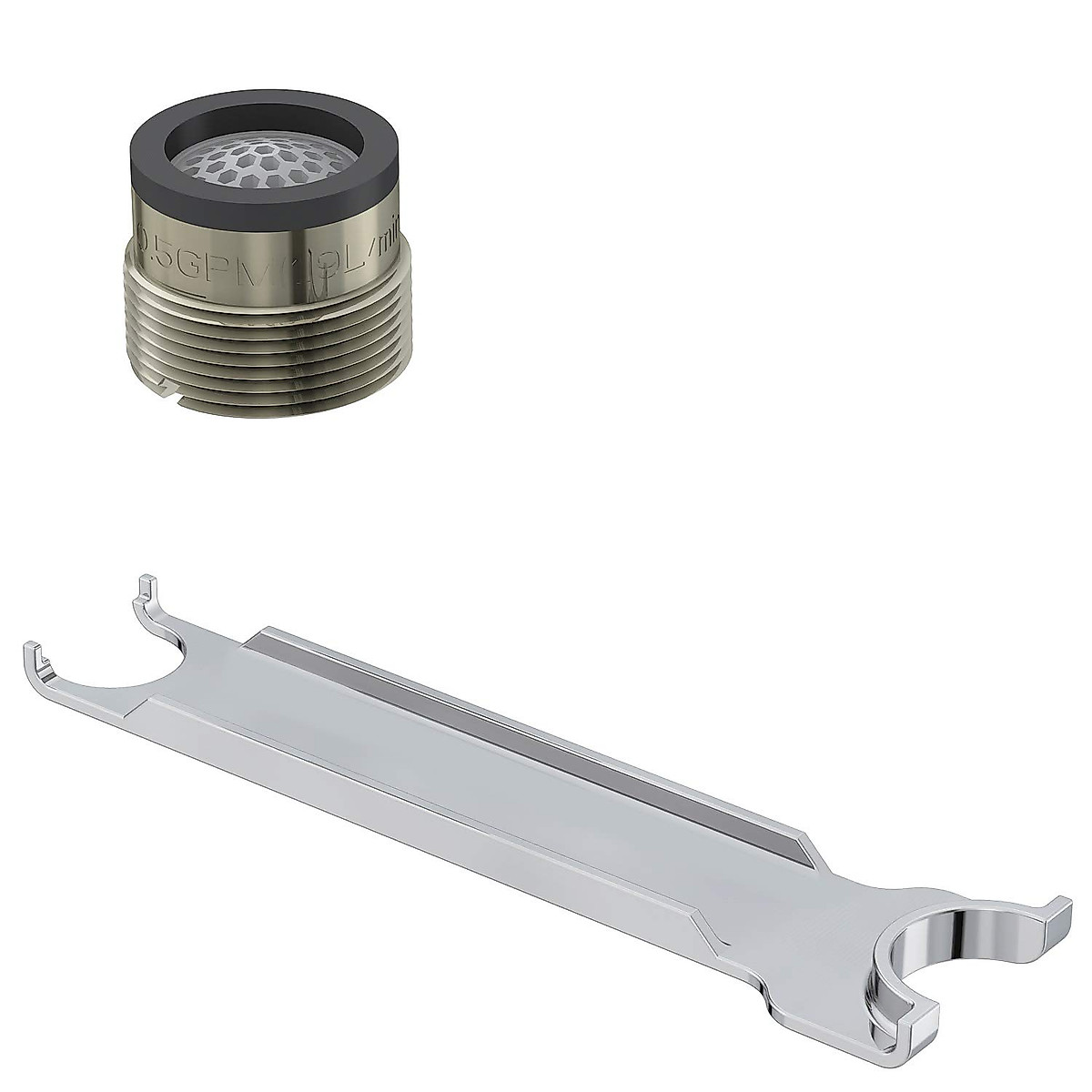 DANZE DA613093NBN Aerator Kit 0.5gpm Spray Tom Thumb Male Brushed Nickel