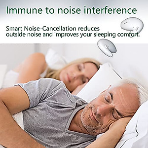 Mosonnytee Sleep Headphones Bluetooth Sleeping Headphones Wireless Sleep Earbuds for Sleep Flat Sleeping Headphones for Side Sleepers Wearing Soft Headphones for Sleeping 7-Hours (White)