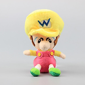 uiuoutoy Baby Wluigi & Baby Wario Plush 6'' Set 2pcs