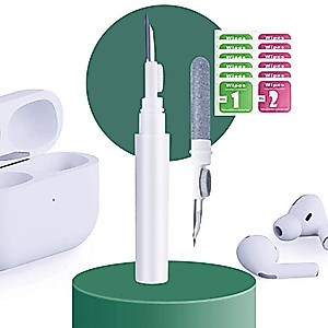 Cleaner Kit for AirPod Pro 1 2 3, AMEAMI Earbud Cleaning Pen Tool for iPhone Samsung Lego Huawei MI Wireless Headphone (White)