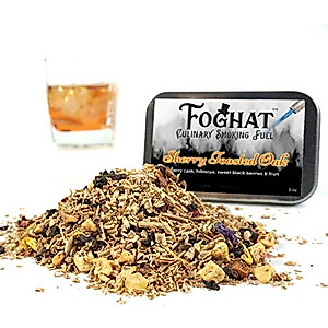 Foghat Culinary Smoking Fuel | Infuse Wine, Whiskey, Cheese, Meats, BBQ, Salt |Wood Smoking Chips for Portable Smoker, Smoking Gun, Glass Cloche or Foghat Cocktail Smoker (Sherry Toasted Oak Flavored)