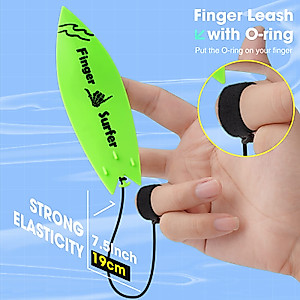 Dizywiee 2Pack Finger Surfboard, Kids Toy Finger Surf Boards, Fingertip Surfboard for Adults Teens Boys and Girls