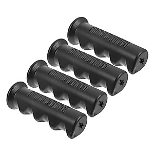 Angoily Go Cart Handle Cover Portafilter Trolly Dolly Cart Bike Handle Grips Covers Anti-Skid Handle Wraps Tube Handle Sleeves Rubber Cover for Cart Grocery Cart Grips 4pcs Trolley