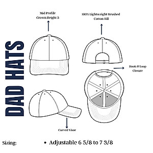 PNW Wonderland Apparel National Park Service Hat Dad Cap Ultra Comfy with National Park Service Woven Patch Unisex (Green), One Size