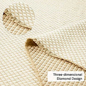 ZonLi Soft Throw Blanket for Couch, 50"x60" Weave Blanket with Tassels & Diamond Pattern,Soft Lightweight Shawl Blanket Decoration Blanket for Living Room, Sofa, Bed