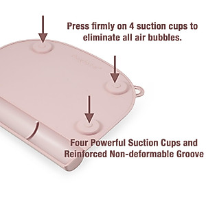 PandaEar Suction Silicone Placemat for Toddlers Kids| Food Grade Toddler Place Mat for Dining Table & Restaurants Baby Eating| Baby Placemat That Stick to Table with Food Catching Pockets