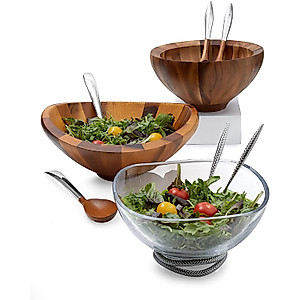 Nambè 5001 Yaro Salad Bowl w/Servers