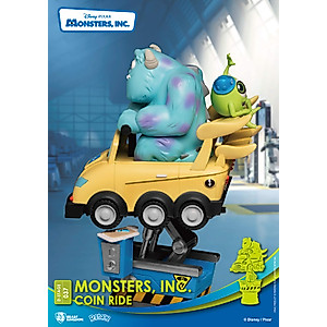Beast Kingdom Coin Ride: Monsters Inc. DS-037 D-Stage Statue, Multicolor, 6 inches