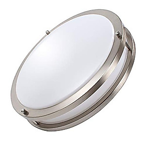 Drosbey 65W LED Flush Mount Ceiling Light Fixture, 16 inch Light Fixtures Ceiling for Bedroom, Kitchen, Bathroom, Office, Garage, Super Bright 6500 Lumens, Daylight White 5000K