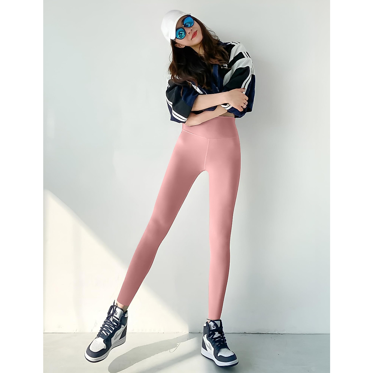 Blisset 3 Pack High Waisted Leggings for Women-Soft Athletic Tummy Control Pants for Running Yoga Workout Reg & Plus Size