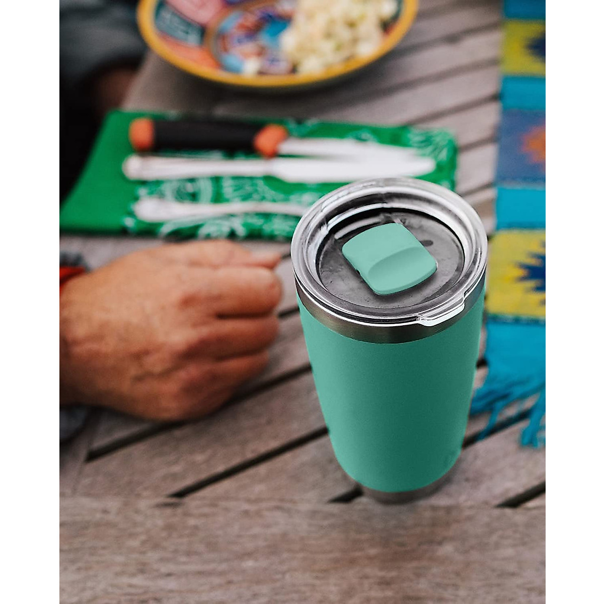 ALIENSX MagSlider Replacement Kit, 3 Pack, Magnetic Slider Block fits Yeti Rtic Tumblers Magnetic Lids 10/16 / 20/26 / 30 oz and more Other Ramblers (Purple/White/Aqua)