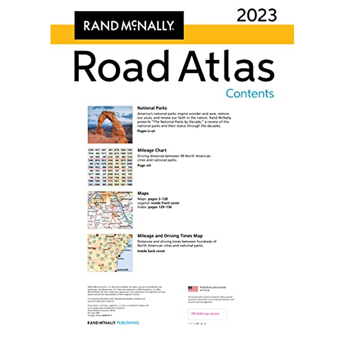 Rand McNally 2023 Road Atlas: United States, Canada, Mexico (Rand McNally Road Atlas)