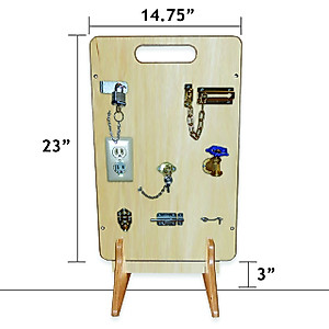 Rehabilitation Advantage Wood Manipulation Activity Board