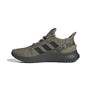 adidas Men's Kaptir 2.0 Running Shoe, Orbit Green/Black/Black, 10