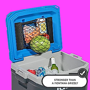 Cooler Net for Dry Storage and Organization - Compatible with Yeti, Coleman, Igloo, Lifetime, Pelican, Canyon Ice Chests - Compatible w/Cooler Lights, Wheel Kits, Tailgating Accessories, Camping Gear