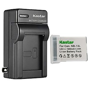 Kastar 1-Pack Battery and AC Wall Charger Replacement for Canon PowerShot SX720 HS, PowerShot SX730 HS, PowerShot SX740 HS, G1 X Mark III, PowerShot G5 X, PowerShot G5 X II, PowerShot G7 X Cameras