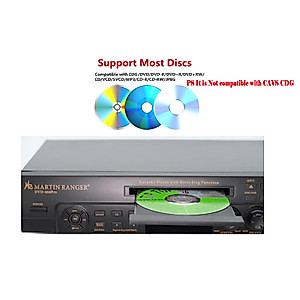 Marin Ranger HDDVD950PRO HDMI Digital Karaoke Player with CDG to MP3G Converter, DVDs Ripping and USB Digital Recording with Two Free DM-11PRO