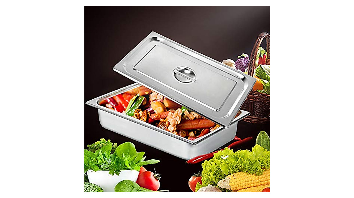 Durable Stainless Steel Food Plate for Catering & Buffets