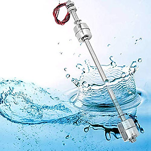Water Level Sensor - Stainless Steel Double Ball Float Switch Water Level Control Sensor Switch for Pool with Tank(250mm)
