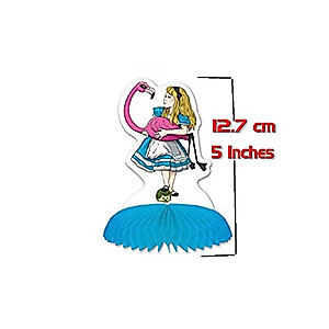 Beistle Alice in Wonderland Mini Centerpieces 5-Inch (4-Units)